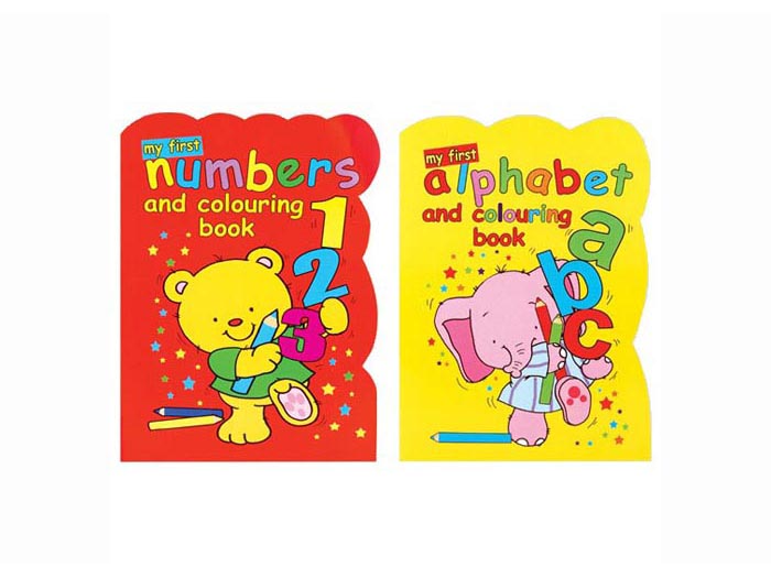 My First Alphabet / Numbers Colouring Book – PartyTime Malta