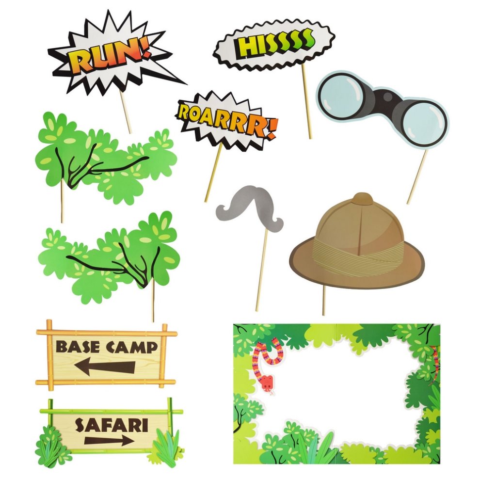 Animal Jungle Photo Booth Kit – PartyTime Malta