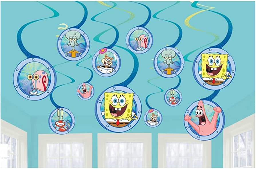 SpongeBob Swirl Decortaions – PartyTime Malta