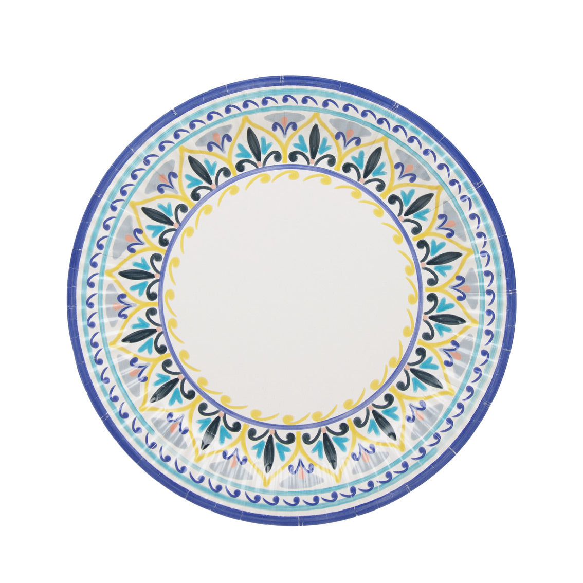 Souk Blue Paper Plates - 12 Pack – PartyTime Malta