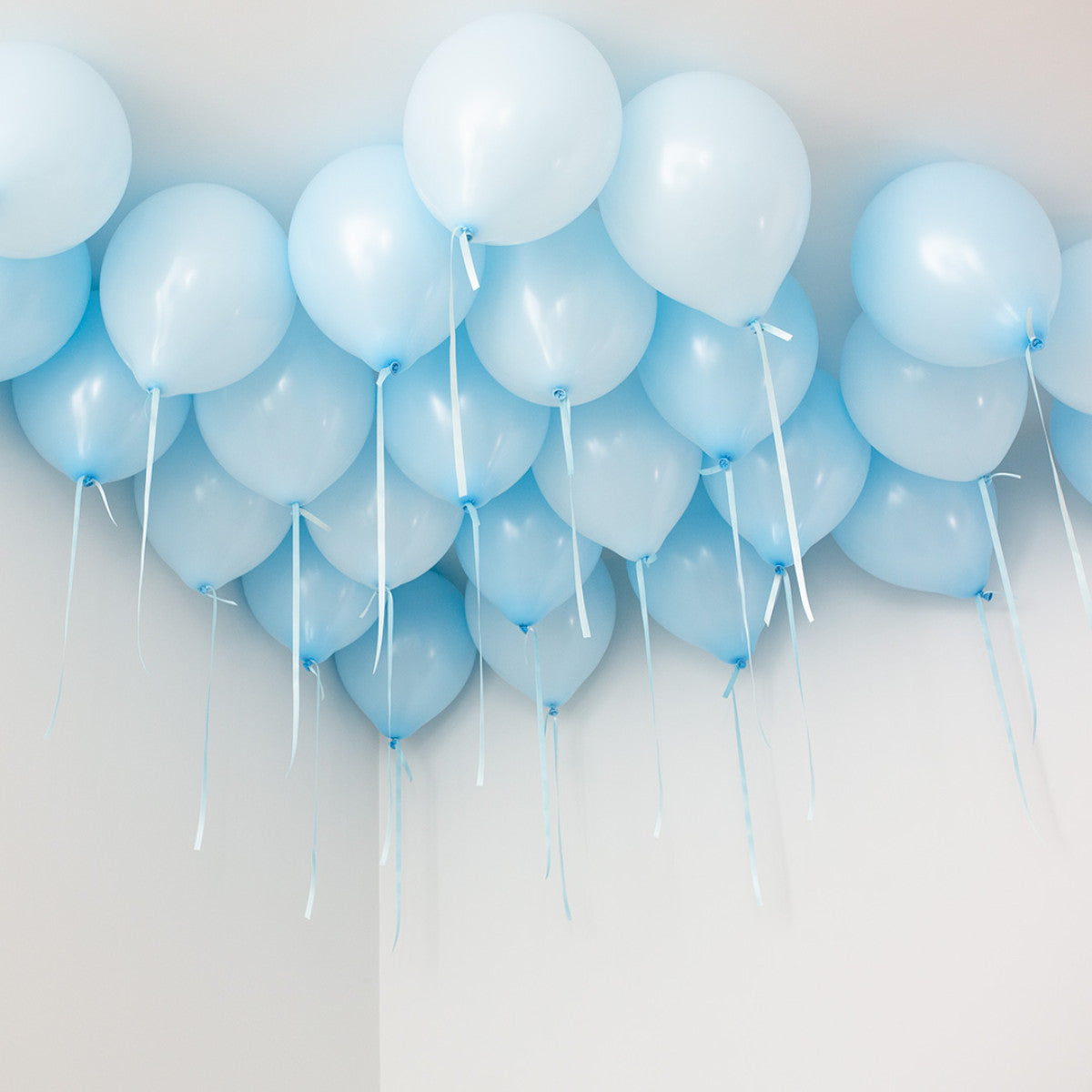 Baby Blue Ceiling Balloons - 25pcs – PartyTime Malta