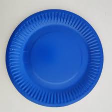 Pack Of 8 Bright Blue Paper Plates - 22cm – PartyTime Malta