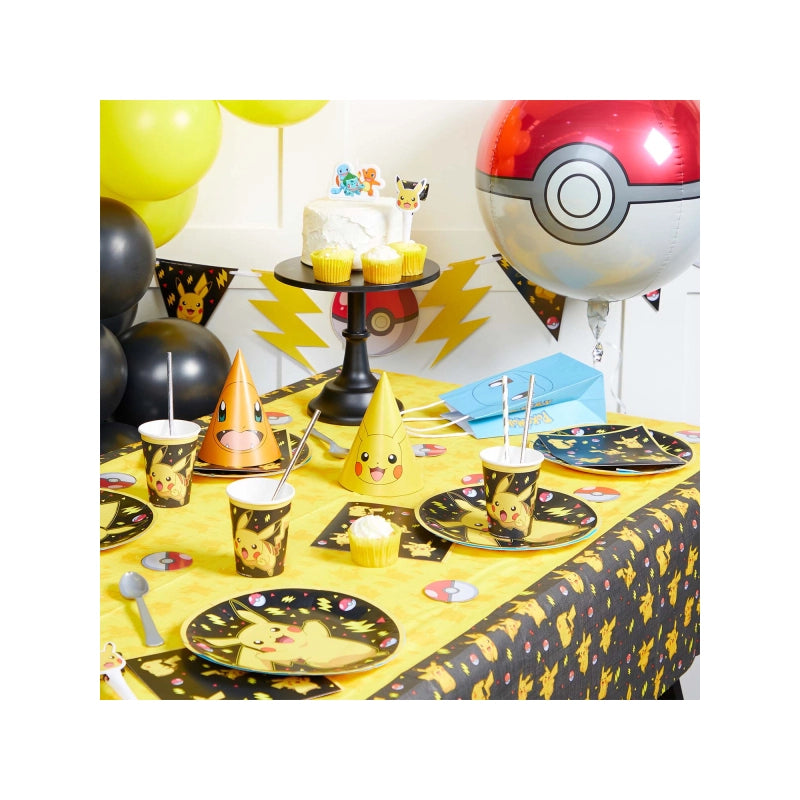 Pikachu "Pokémon" Paper Plates - 8pcs – PartyTime Malta