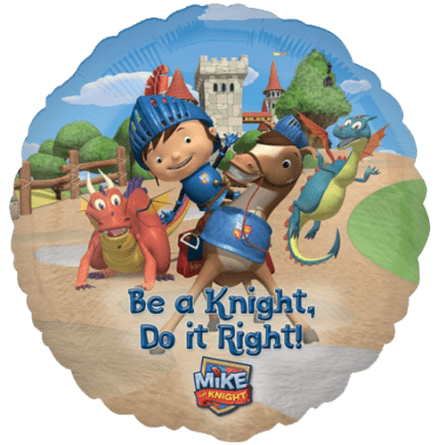Mike the Knight Foil Balloon 18" – PartyTime Malta
