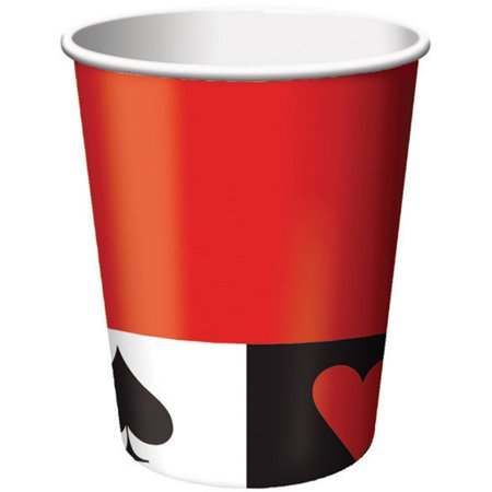 Card Night Paper Cups (x8) – PartyTime Malta