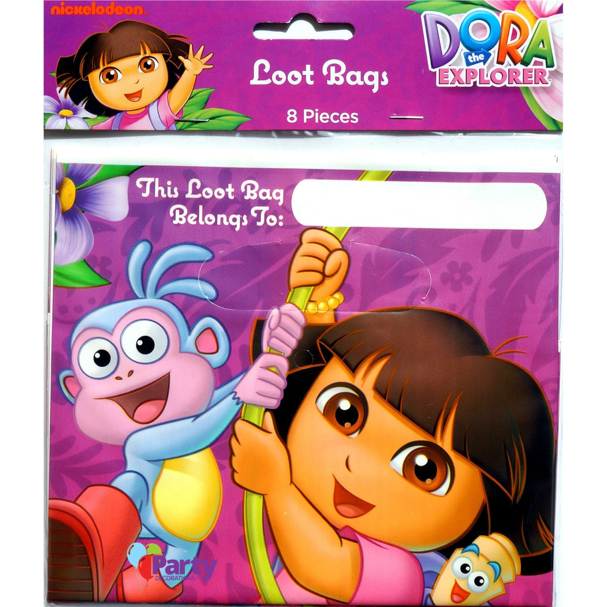 Dora the Explorer Loot Bags (8ct) – PartyTime Malta