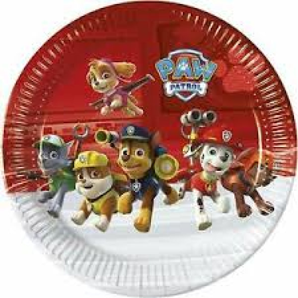Paw Patrol Paper Plates - 23cm – PartyTime Malta