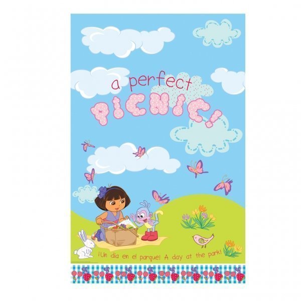 Dora the Explorer Picnic Table Cover (137cm x 259cm) – PartyTime Malta