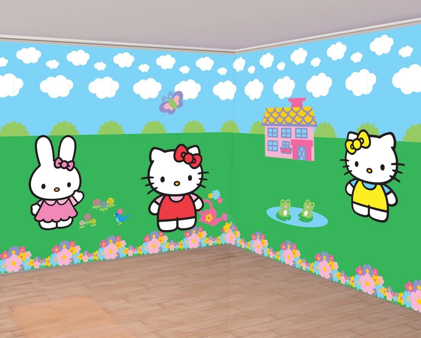 Hello Kitty Giant Room Roll Scene Setter – PartyTime Malta