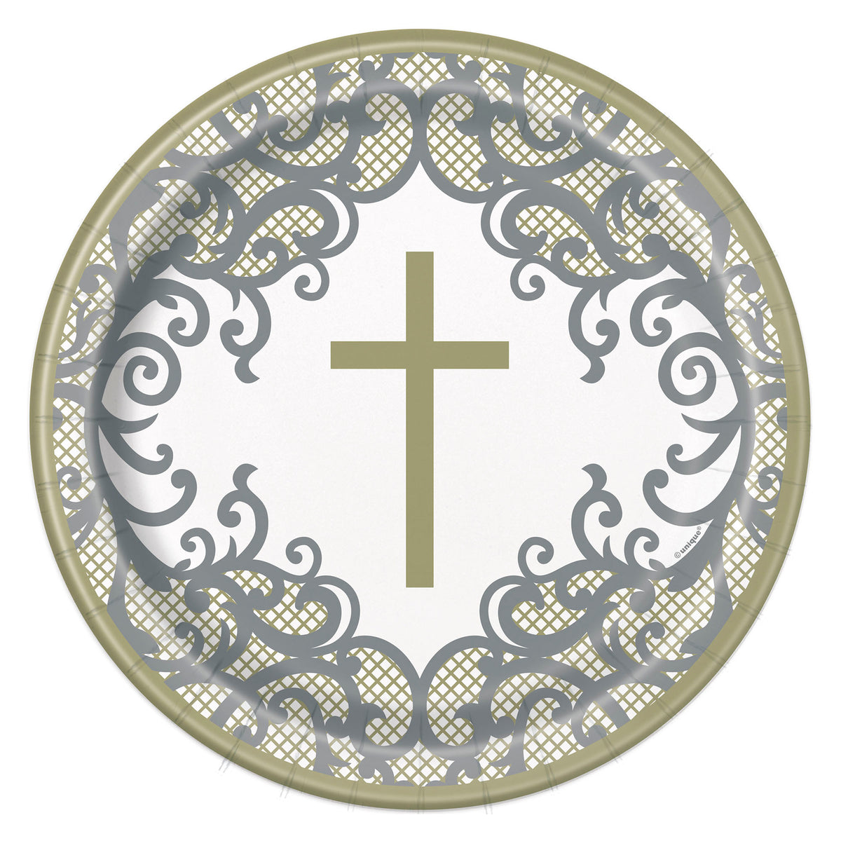 Fancy Cross Dinner Plates (8ct) – PartyTime Malta