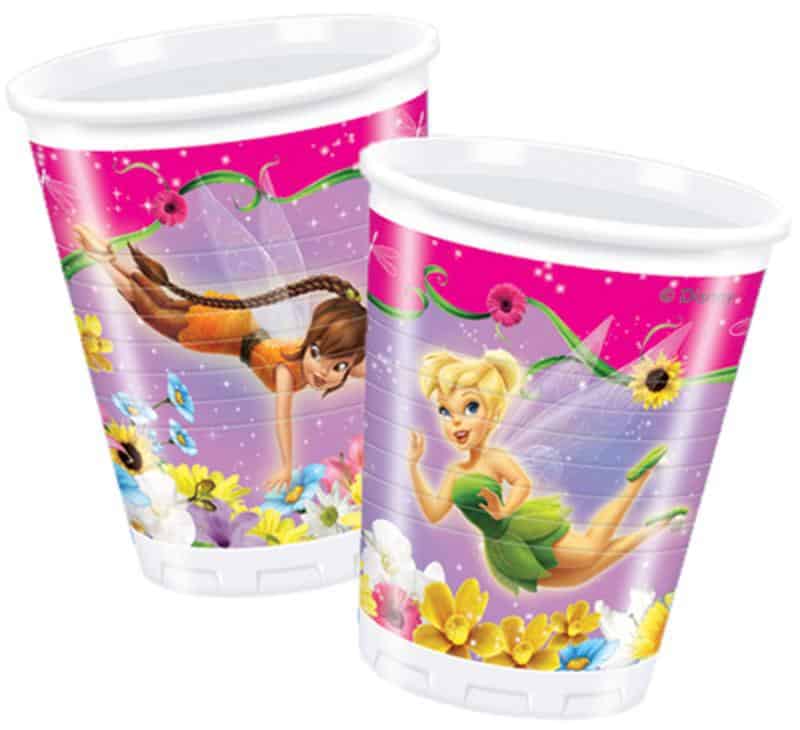Tinkerbell Plastic Cups (x10) – PartyTime Malta