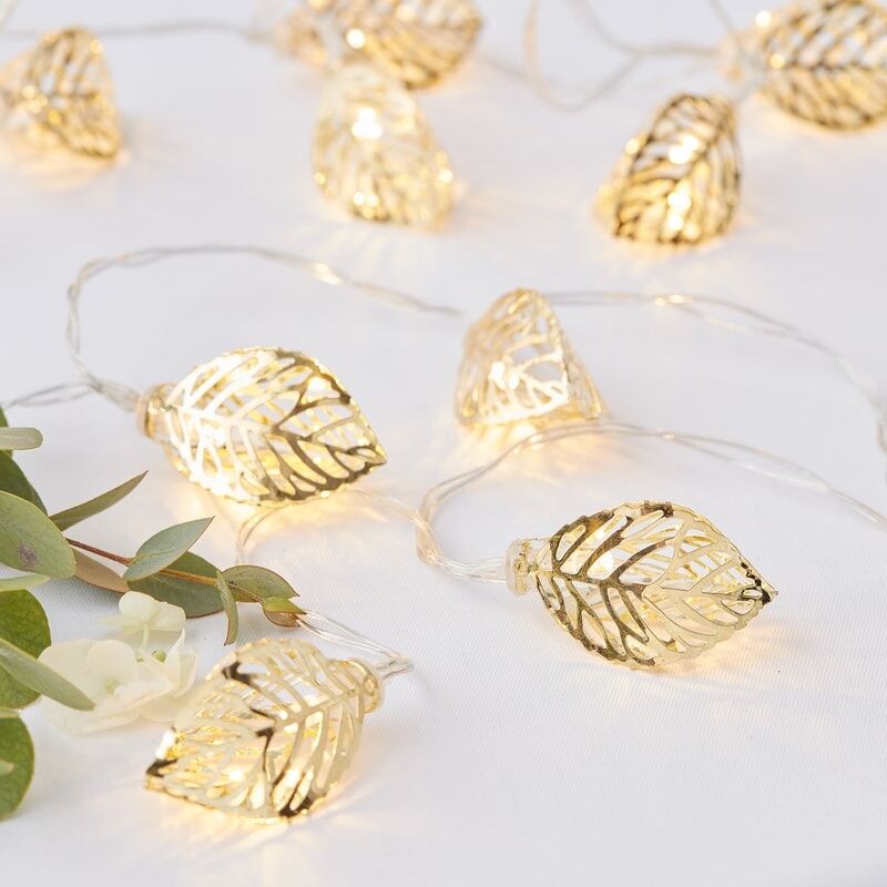 Ginger Ray Gold Vine String Lights – PartyTime Malta