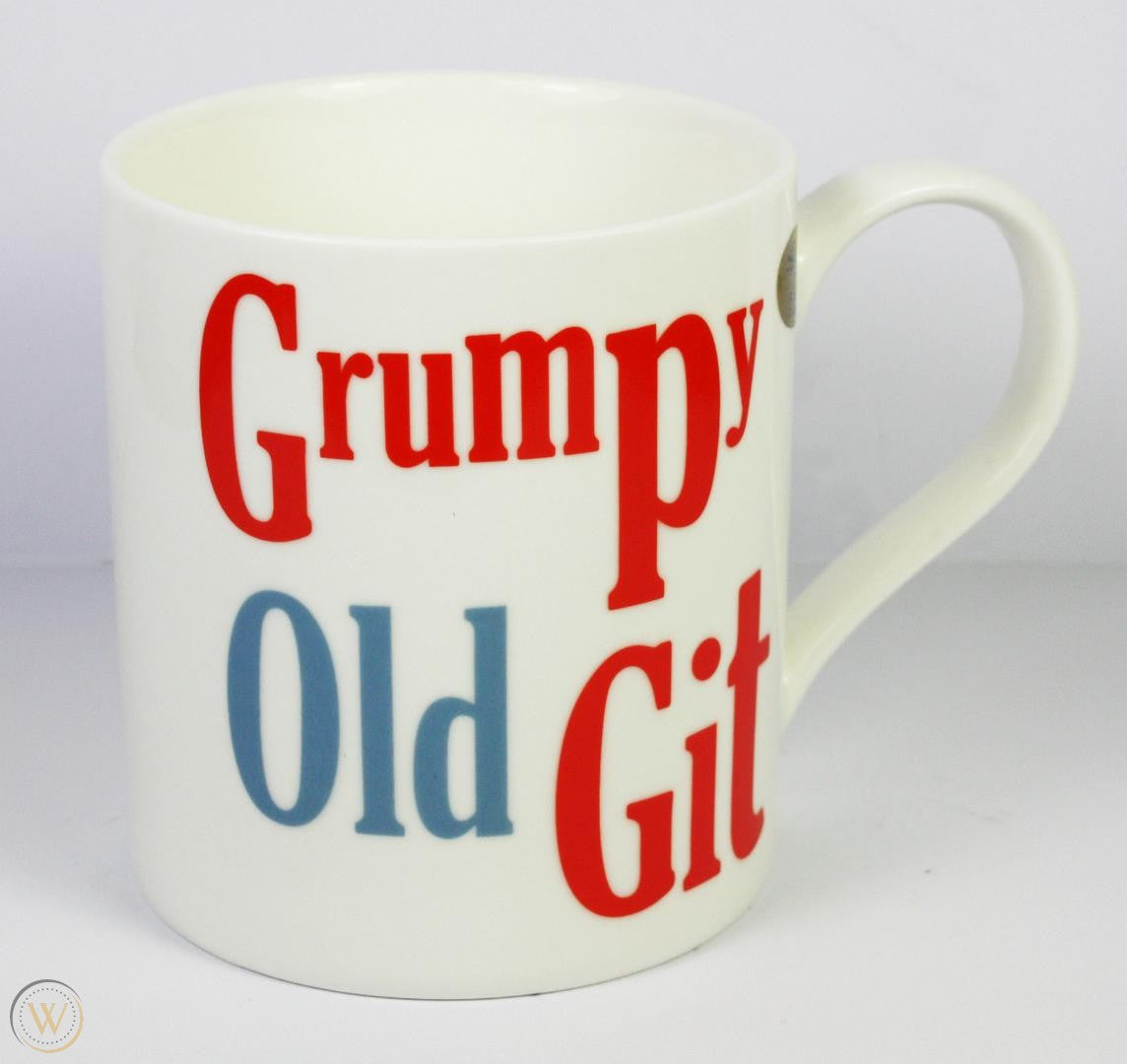 "Grumpy Old Git" China Mug – PartyTime Malta