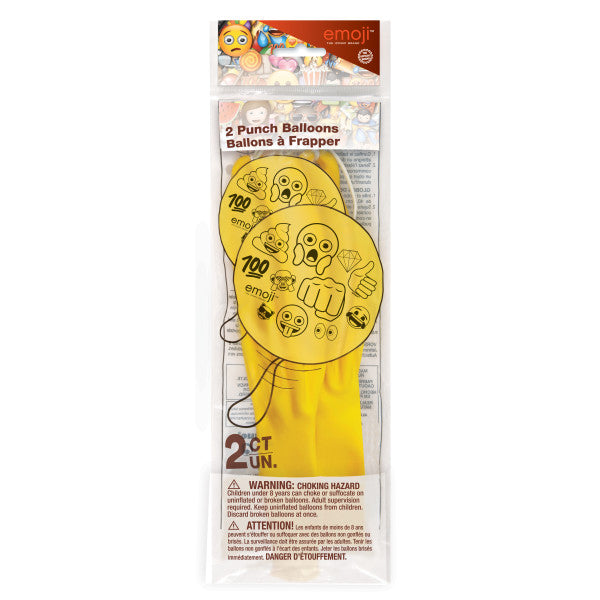 Emoji Punch Balloons, 2ct – PartyTime Malta