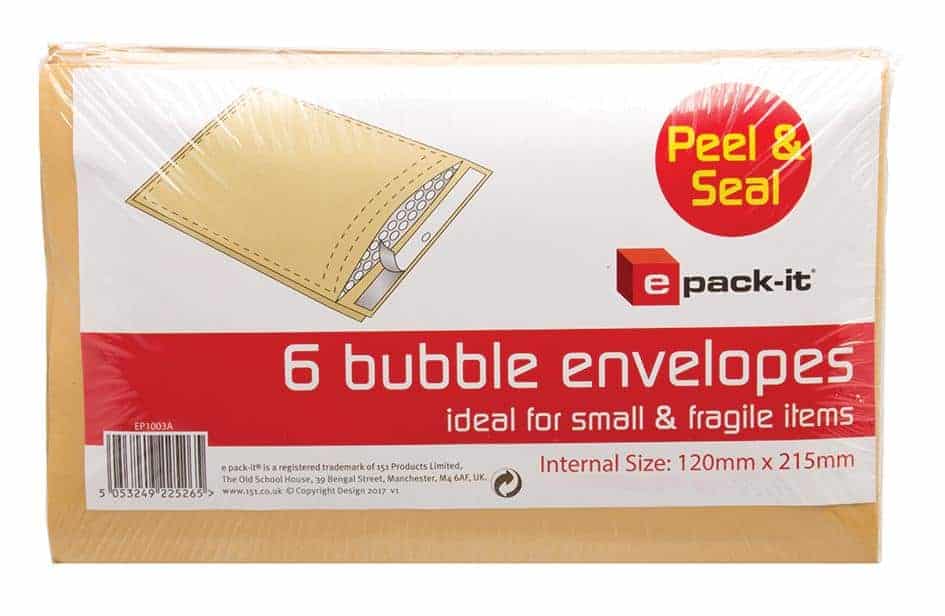 6pk Bubble Envelopes – PartyTime Malta