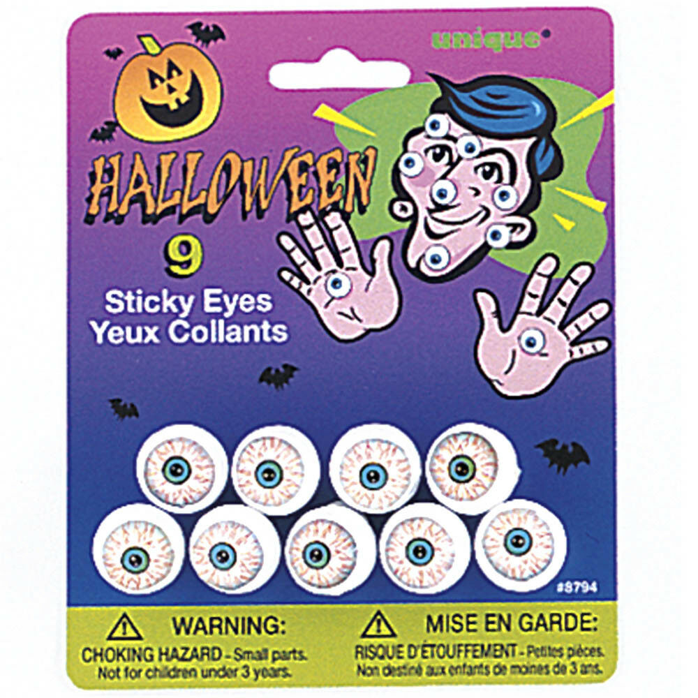 Halloween Sticky Eyes 9 Pack – PartyTime Malta