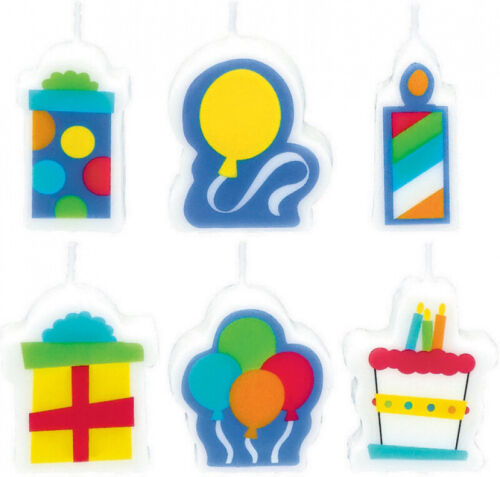 BIRTHDAY MINI Birthday Cake Candle Set 6 pieces – PartyTime Malta